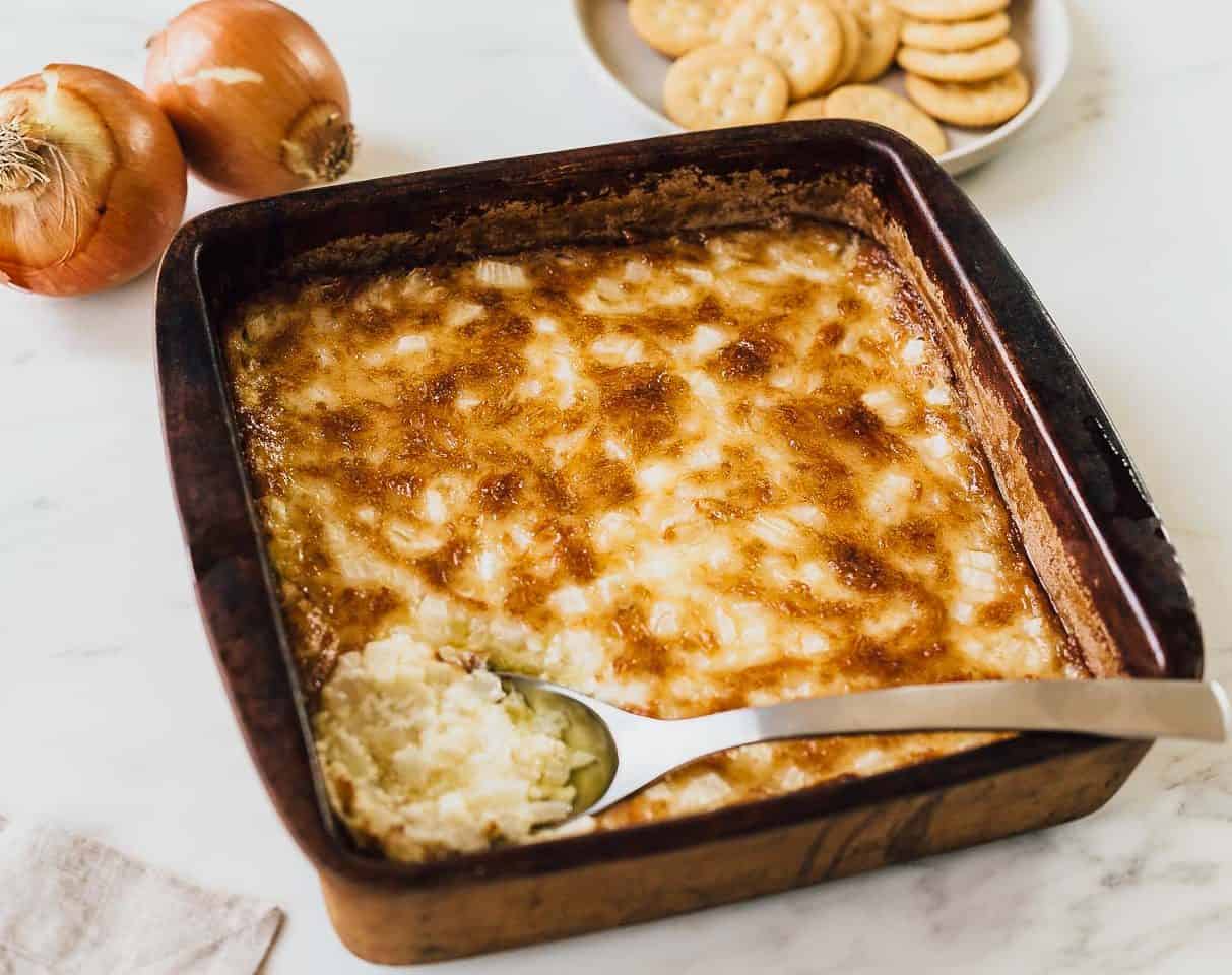 WHIT & WHIMSY | Easy Eats: Baked Vidalia Onion Dip
