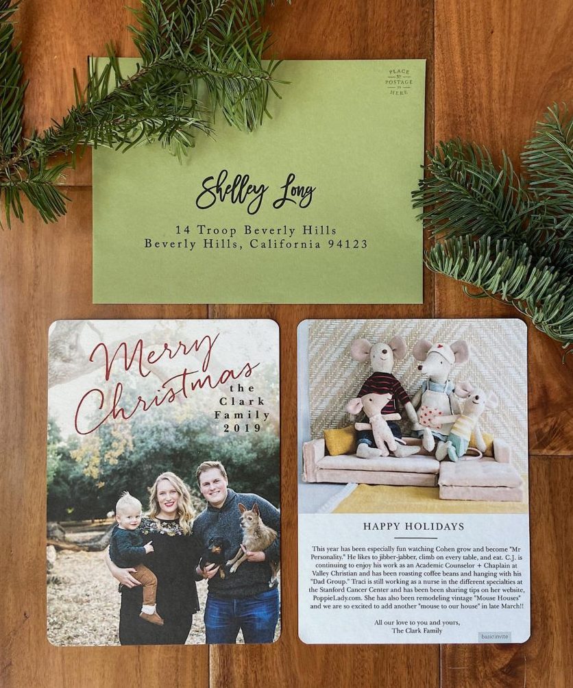 WHIT & WHIMSY | Custom Christmas Cards: Basic Invite