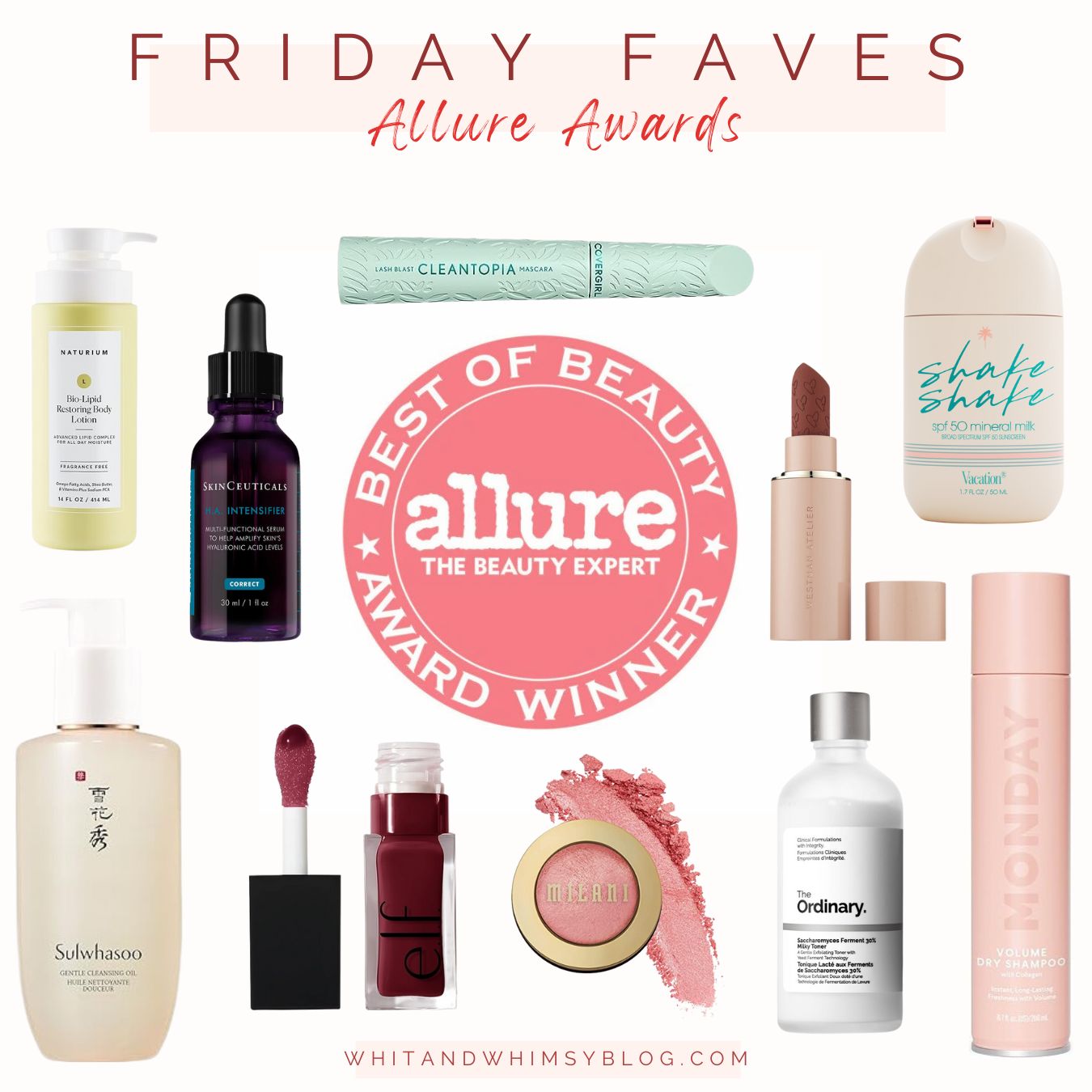 WHIT & WHIMSY | Friday Faves: Allure Awards